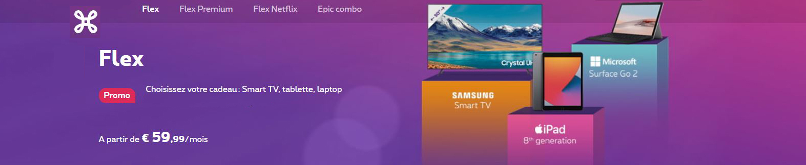 Abonnements Proximus TV, Proximus Internet et Proximus GSM
